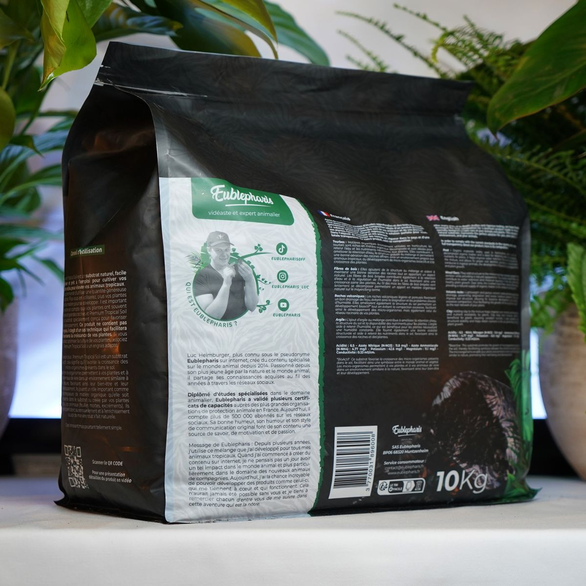 Premium Tropical Soil 10Kg/20L - Natural Substrate for Reptiles and ...